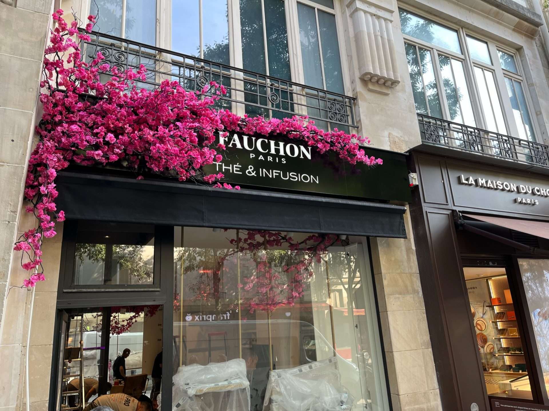 Fauchon Thé et Infusion - Paris 2023 - Deschamps Fleuriste